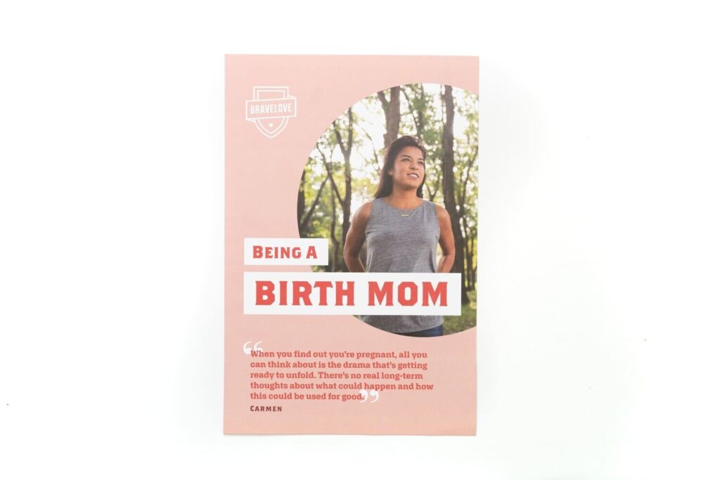 Birth Mom Testimonial Flyer - BraveLove